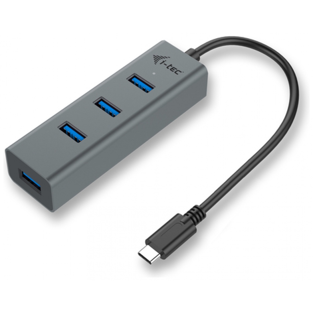 i-tec Metal USB-C HUB 4 Port - Sevenoaks Computers