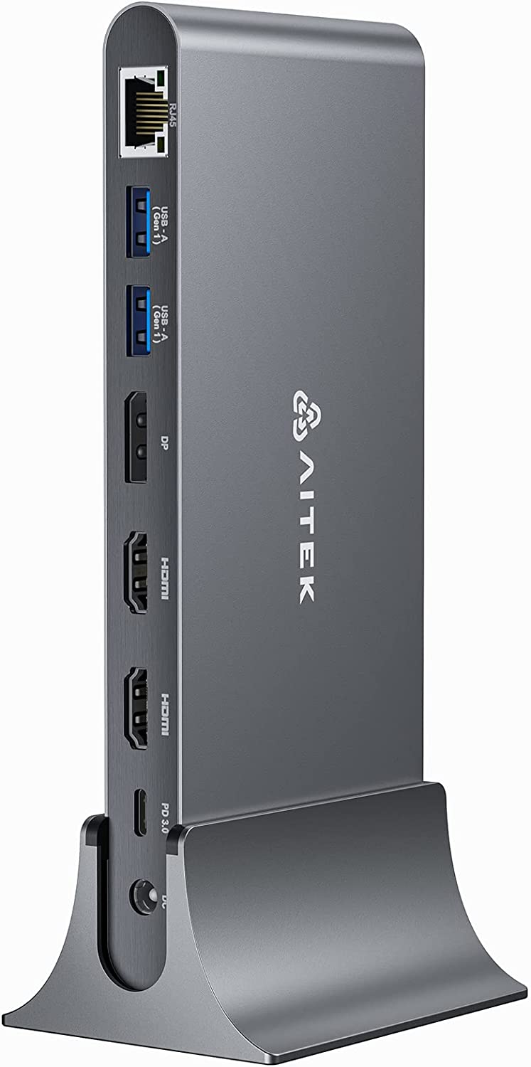 Aitek USB C Triple-Display Docking Station - Sevenoaks Computers